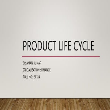productlifecycle | PPTX