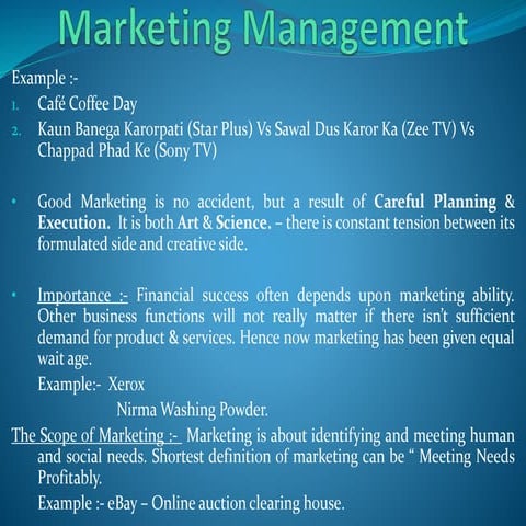 Marketing class XI CBSE | PPTX