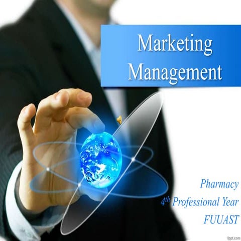 Marketing management ppt final | PPT
