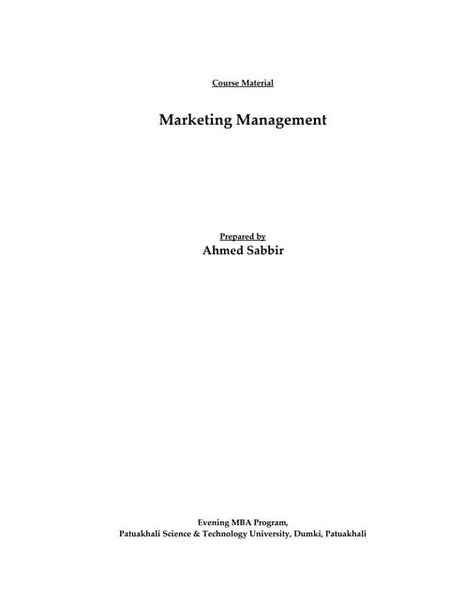 Marketing Framework marketing-framework