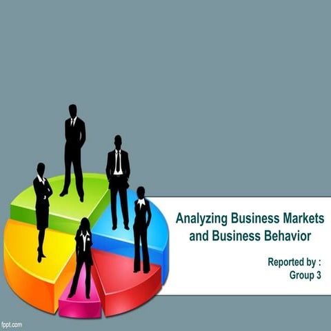 Analyzing Business Markets and Business Behavior | PPTX
