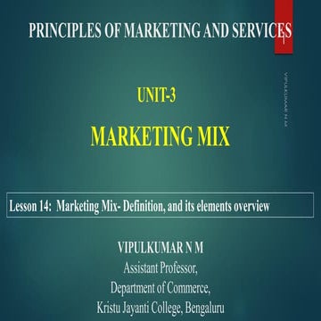 Marketing mix | PPT