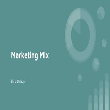 Marketing Mix | PPT