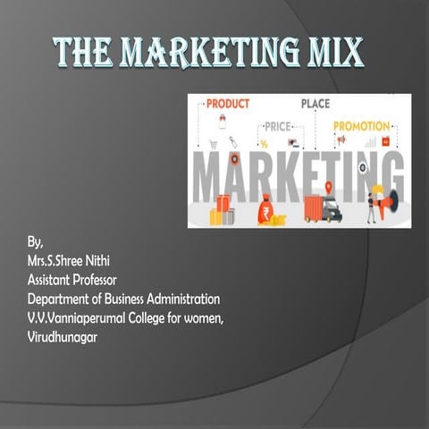 4P'Marketing Mix / Element of Marketing Mix/Concept - BBA.ppt