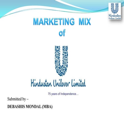 Marketing mix hul | PPTX