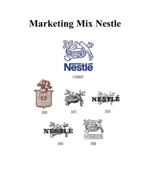 Nestle marketing mix | PPT
