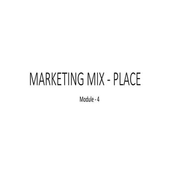 marketing Mix Place.pptx_marketing mgmt. | PPT