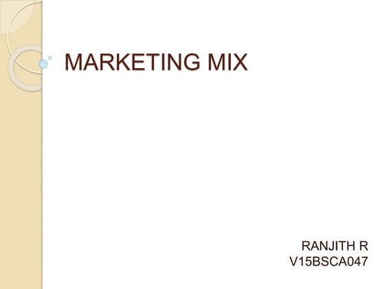 The 5 ps of marketing | PPTX