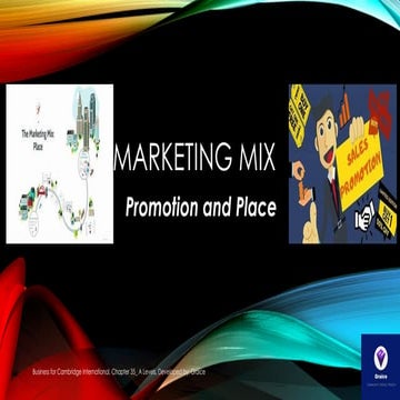 Promotion and Place of Marketing Mix.pptx