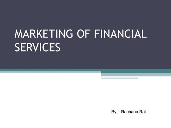 Understanding Financial Products | PPT