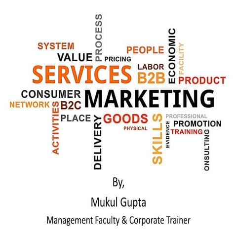 Marketing of Service (PPT) By MUKUL GUPTA | PPTX