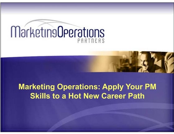 Marketing Operations Scope | PPT