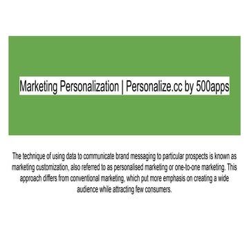 Marketing Personalization _ Personalize.cc by 500apps.pdf