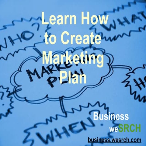 Learn How to Create Marketing Plan | PPT | Marketing and Advertising ...