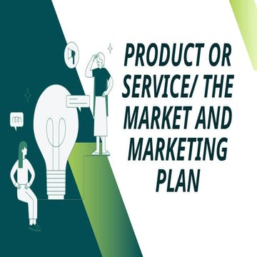 PRODUCT AND SERVICE AND MARKETING PLAN.pptx
