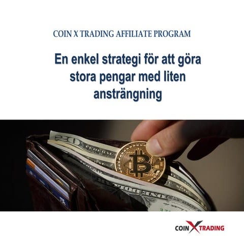 Coinx Trading Marketing Plan Sweden Swedish | PPT