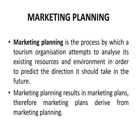 Marketing planning | PPT