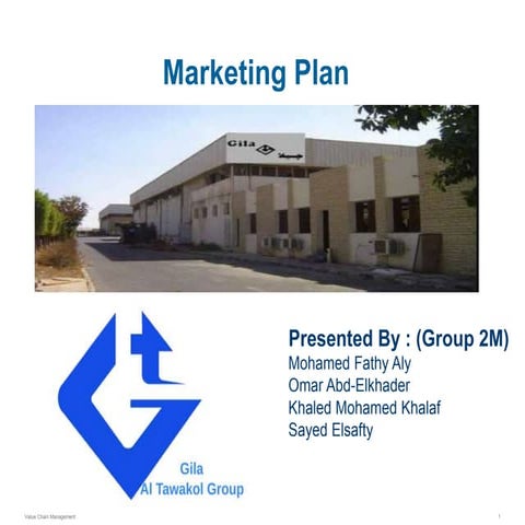 Marketing Plan Project | PPT