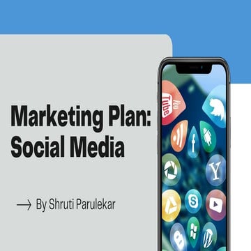 Task 1 : Marketing plan social media | PPT