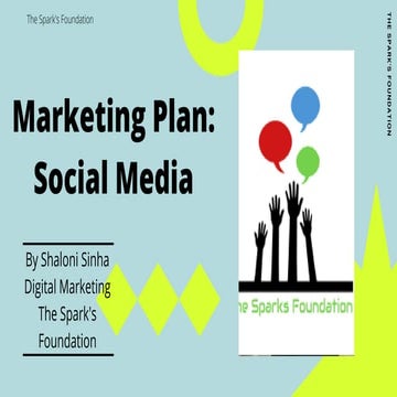 Marketing plan social media | PPT