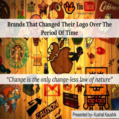 Brands That have changed their Logo over the time. | PPTX
