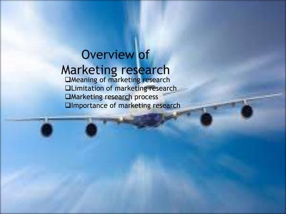 Marketing research | PPT