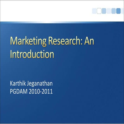Marketing Research | PPT