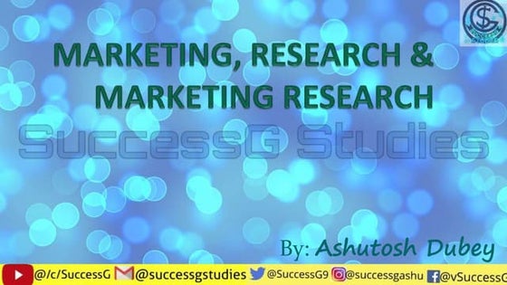 Marketing research process, Process of Marketing Research & Marketing ...