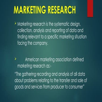 Market research | PPT