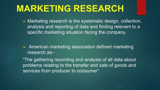 Marketing Research: Introduction | PPT