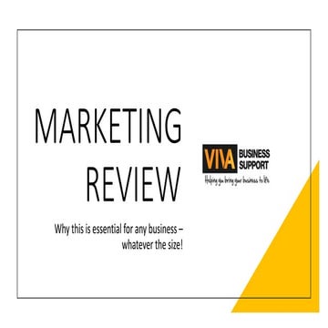 Marketing review | PPTX