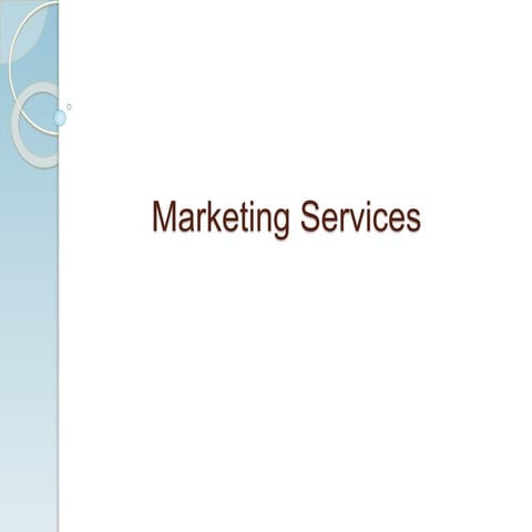 Marketing services | PPT