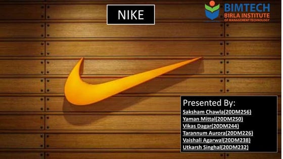 NIKE perceptual positioning map | PDF