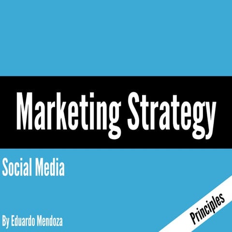 Marketing strategy the social media principles | PDF