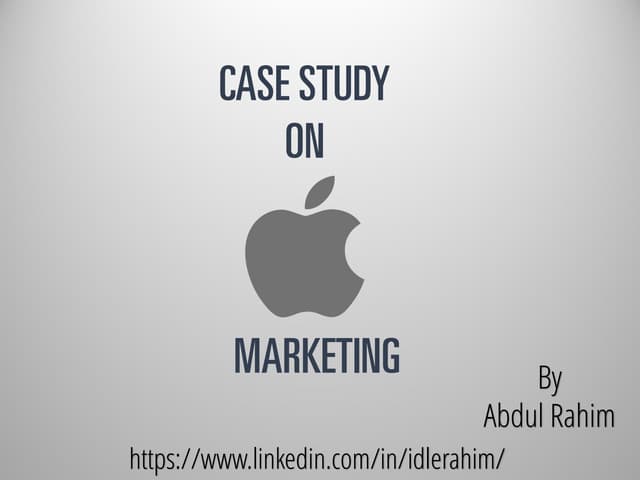 Marketing strategies of apple | PPTX