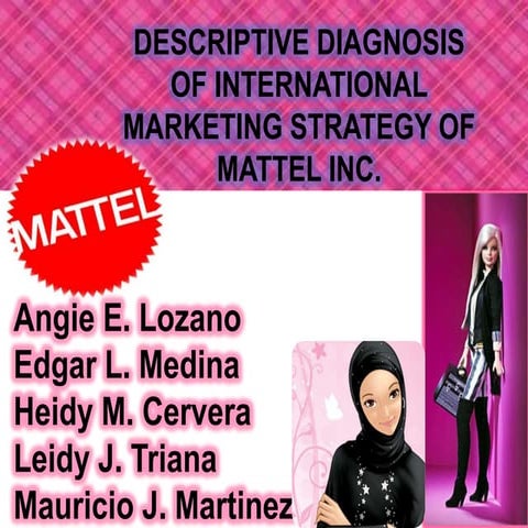 Marketing strategy mattel inc. | PPTX