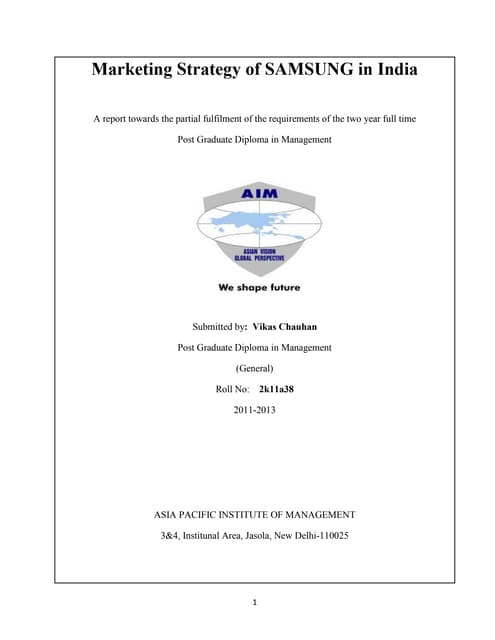 Samsung Electronics Strategy & Business Model | PPTX