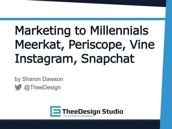 Marketing to Millennials with Instagram | PPT
