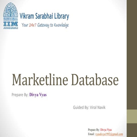 Marketline database | PPTX