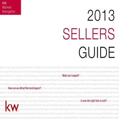 Market navigator 2013 home seller's guide for Madison Wisconsin | PPT