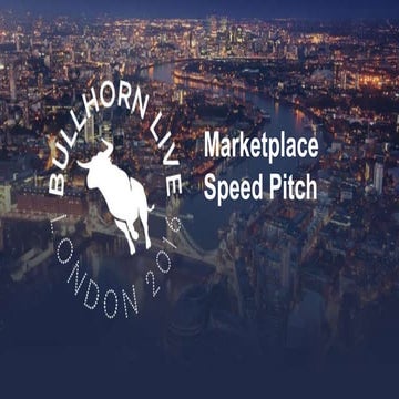 Marketplace Speed Pitch | PPT