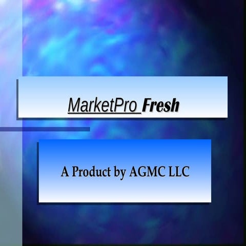 Market Pro Fresh | PPT