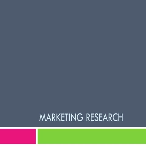 Chapter 3 Conducting Marketing Research | PPT