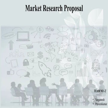 market research Proposal about, Meaning and Other | PPT