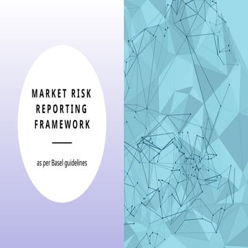 Market risk is the potential for financial losses due to adverse ...