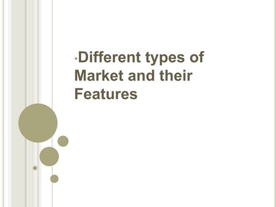 Economics - Market Structure | PPTX | Commodities | Economy