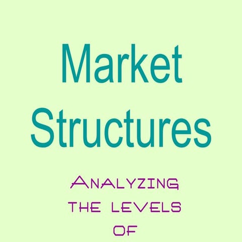 Market structures | PPT