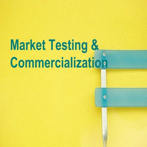 Market testing & commercilisation | PPTX