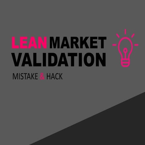 Lean Market Validation | PDF