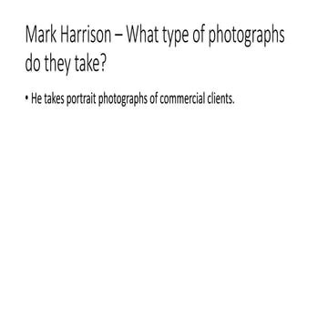 Mark Harrison Research | PPT